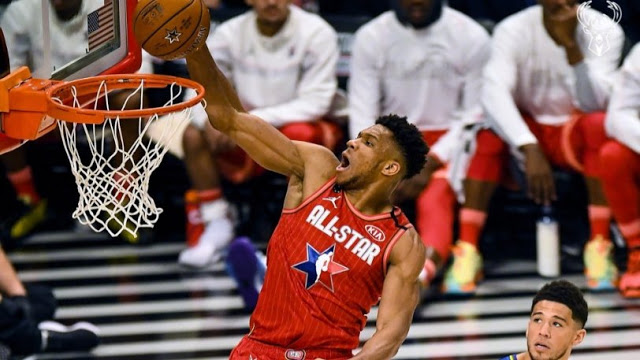 Απίστευτο ματς στο All Star Game: Team Giannis - Team LeBron 155-157 ...